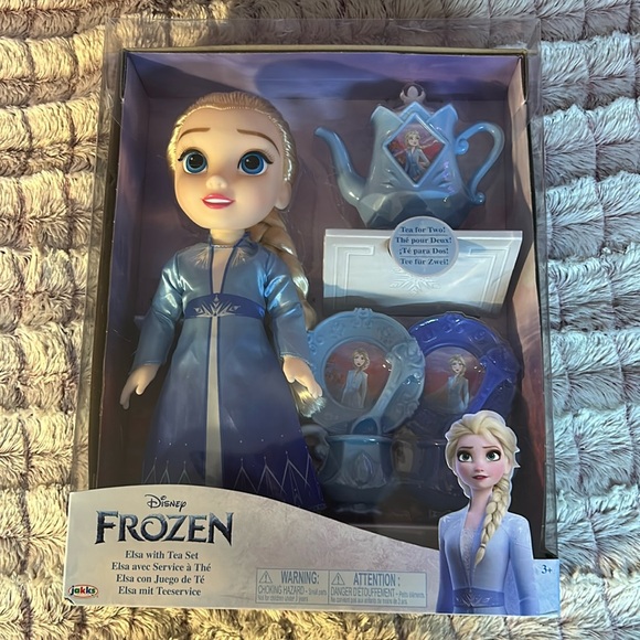 Disney | Toys | Disney Frozen Elsa With Tea Set | Poshmark